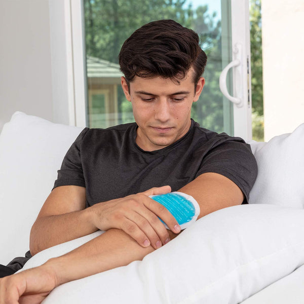 Gel Cold & Hot Packs (5 Ice Packs) 4" Circle Reusable Warm or Ice Pack ...